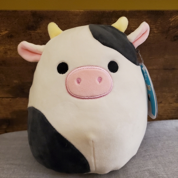 Kellytoy | Toys | Squishmallow Connor The Cow 8 Plush Nwt | Poshmark